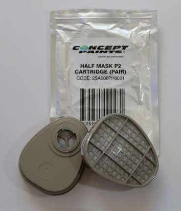 HALF MASK P2 CARTRIDGE – PAIR – QBRANDS